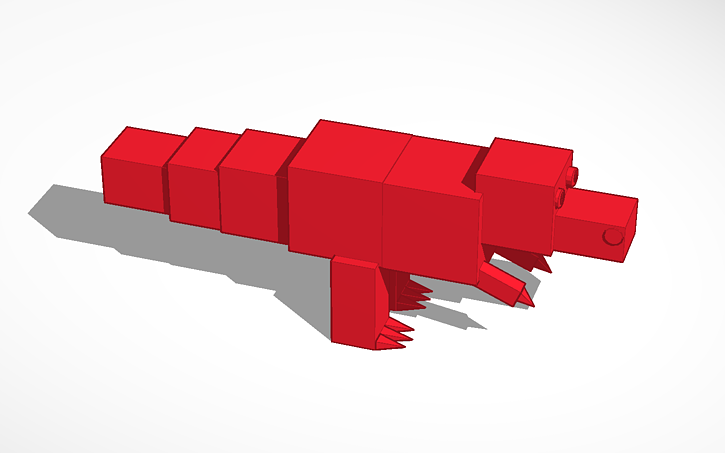 3D design dino - Tinkercad
