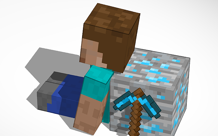 3D design Minecraft - Tinkercad