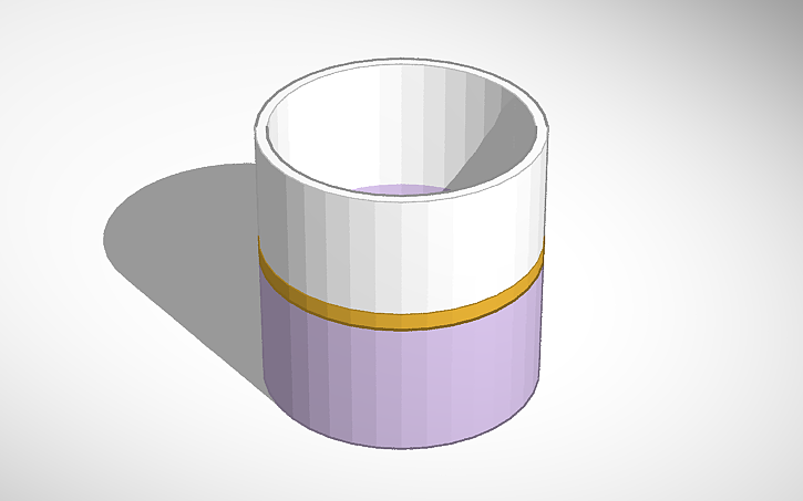 3D design Plant pot - Tinkercad