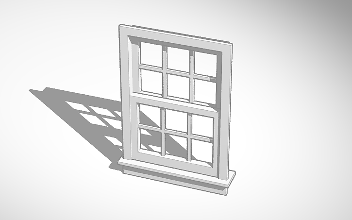 3D design Window - Tinkercad