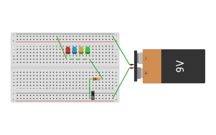 Circuit Design Series Led Tinkercad