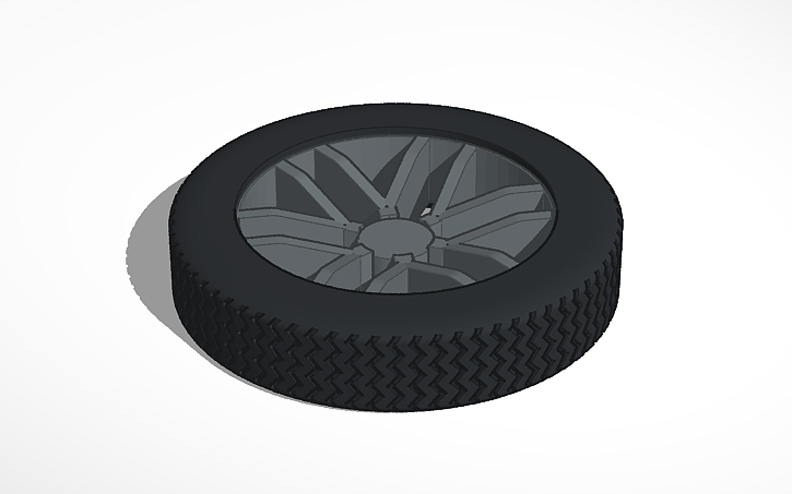 3D design Improved car wheel | Tinkercad