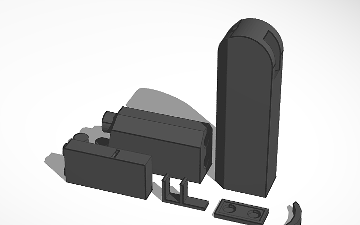 3D design gun concept(assembly kit) | Tinkercad