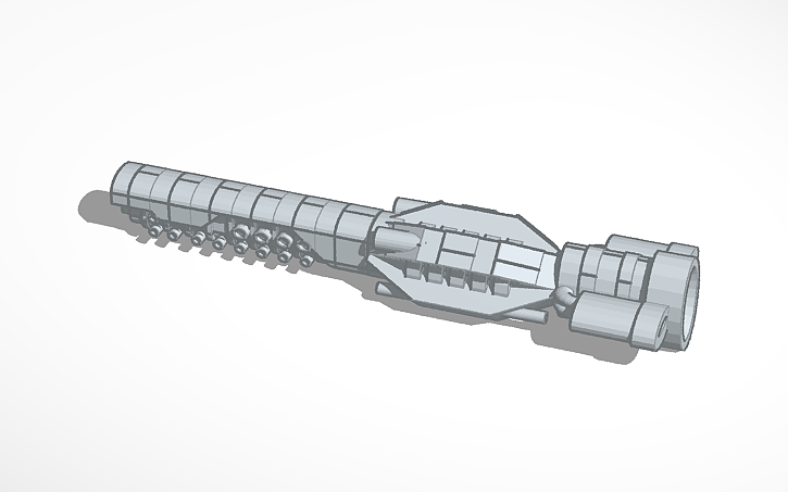 3D design Heavy cruiser - Tinkercad