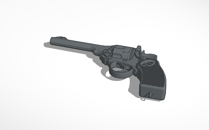 3D design REVOLVER - Tinkercad