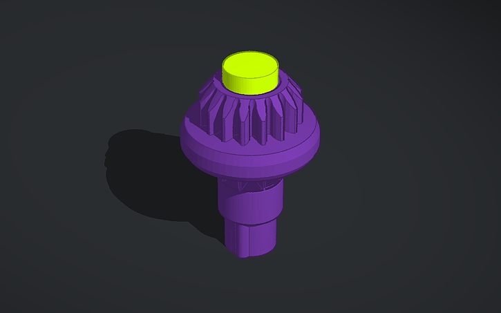 3D design Rubber Accel bit - Tinkercad