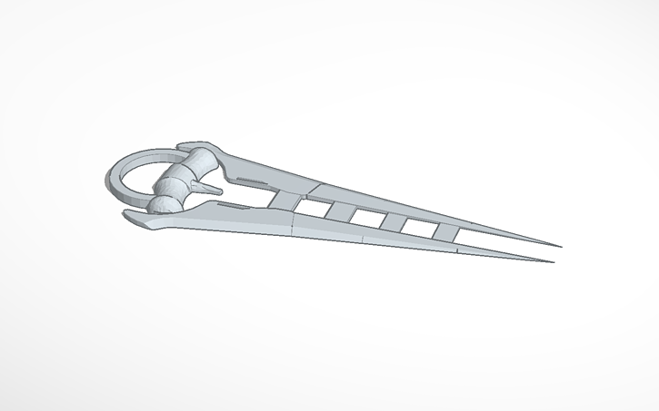 3D design Energy Sword Keychain - Tinkercad