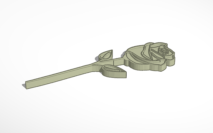 3D design flower - Tinkercad