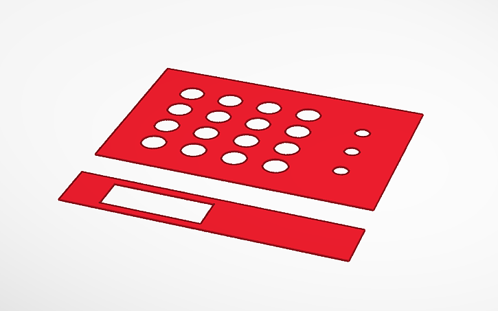 3D design Control Box - Tinkercad