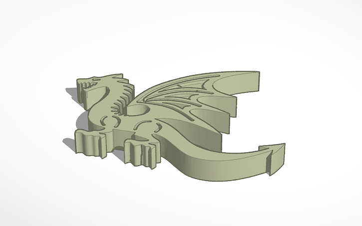3D design Dragon - Tinkercad
