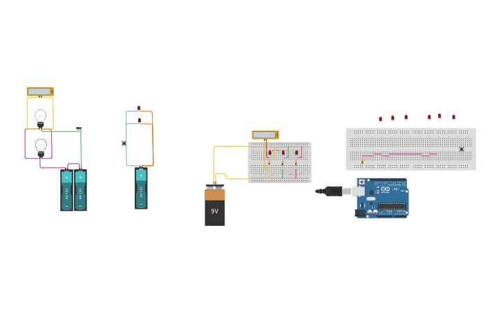 Circuit design circuitos - Tinkercad