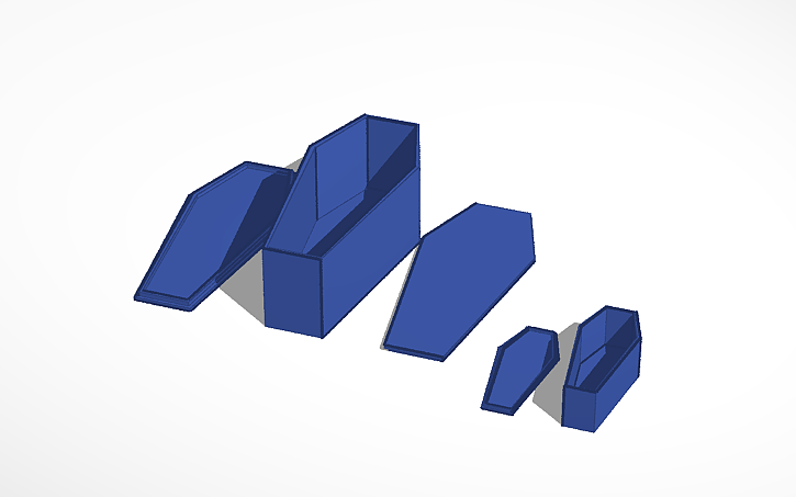3D design Coffin - Tinkercad