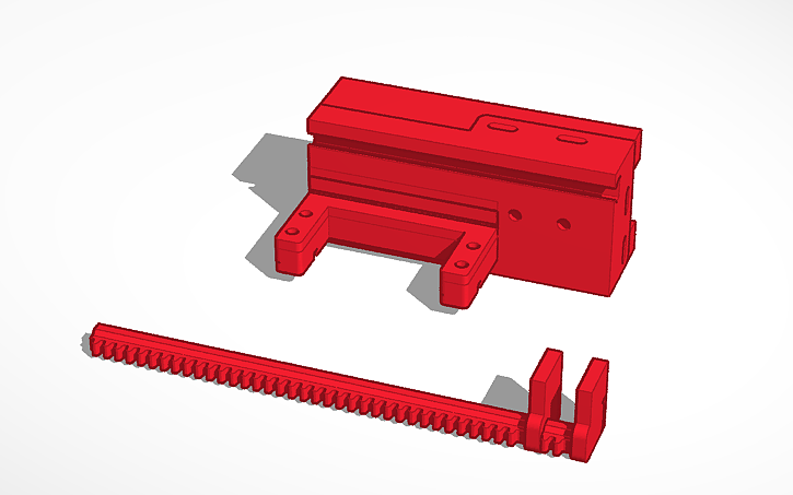 3d Design Linear Actuator Tinkercad