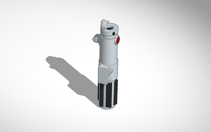 3D design lightsaber - Tinkercad