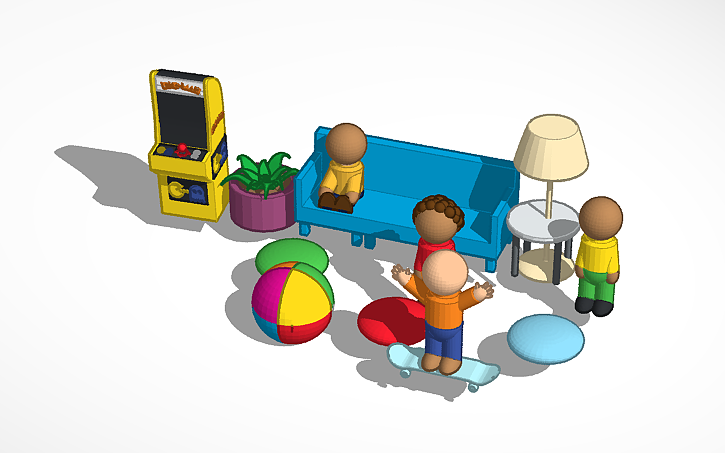 3D design boys hangout - Tinkercad