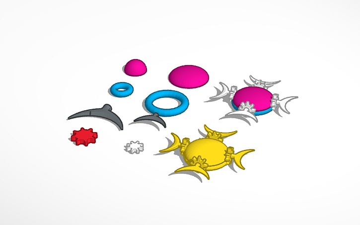 3D design Mini Battlebots Template | Tinkercad