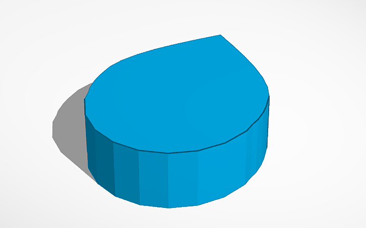 3D design Teardrop - Tinkercad