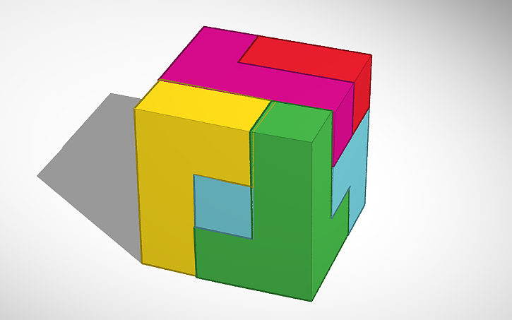 3d Design Copy Of 5 Rotating Objects Tinkercad