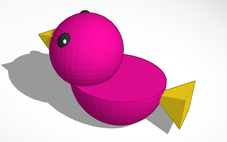 3D design Bird - Tinkercad