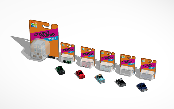 3D design STREET TOONED Series 2 full set | Tinkercad