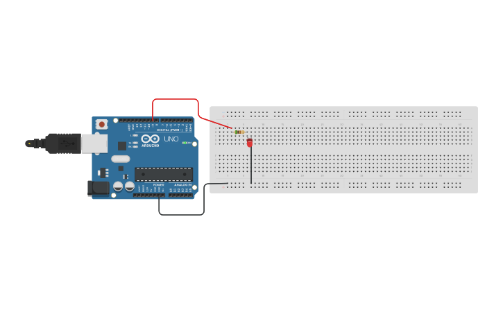 Circuit design 4.2 BREADBOARD | Tinkercad