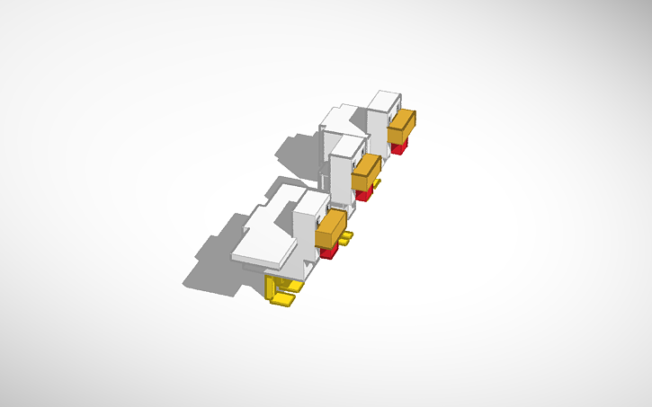 3D design Minecraft chickens | Tinkercad
