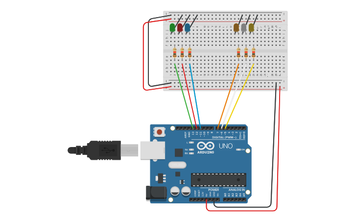 Circuit design Ex:1 | Tinkercad