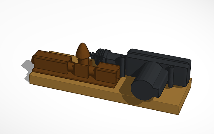 3D design TAOpo Automatic Voice-controlled door - Tinkercad 3D design TAOpo Automatic Voice-controlled door - Tinkercad