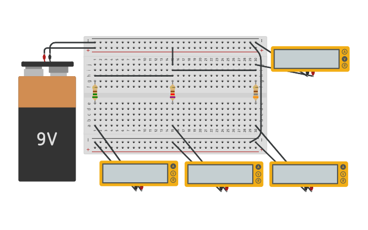 Circuit design circuito en paralelo | Tinkercad