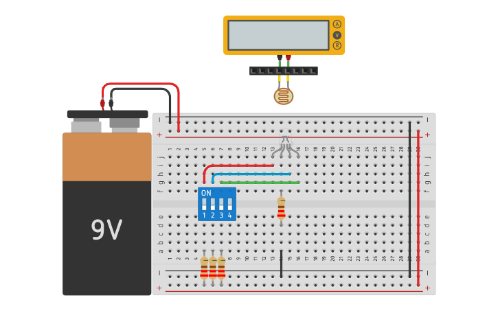 Circuit design Colorímetro - Tinkercad