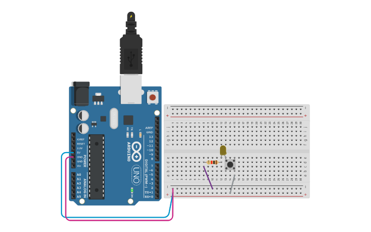 Circuit design My First Circuit (MANFOSTE) - Tinkercad