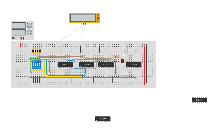 Circuit design Ejercicio 3 - Tinkercad
