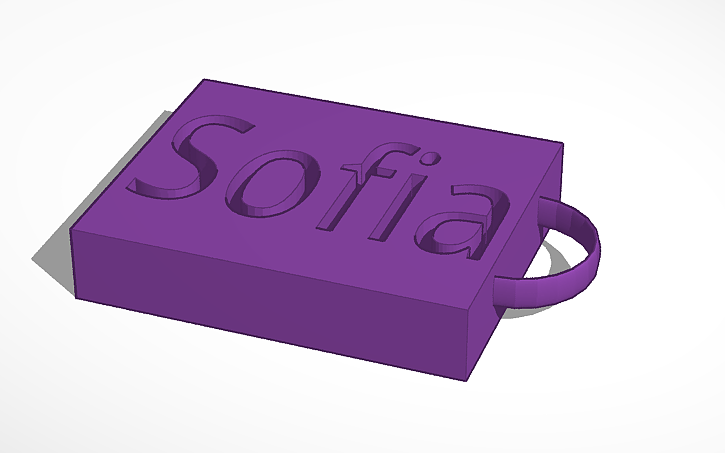 3D design Porta-chaves | Tinkercad