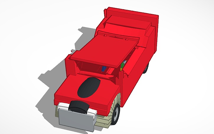 3D design demolition Derby car - Tinkercad