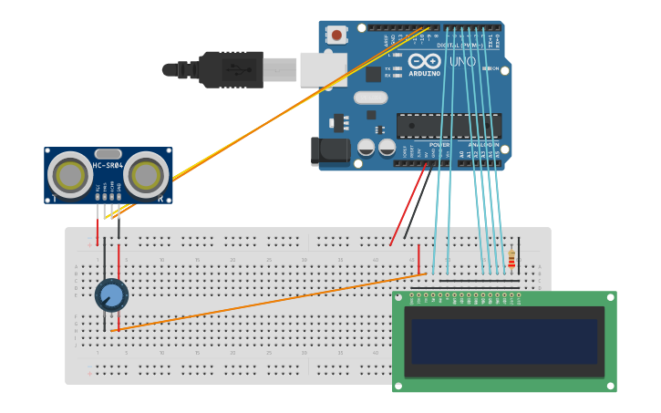 Circuit Design Practica Con Sensor Tinkercad