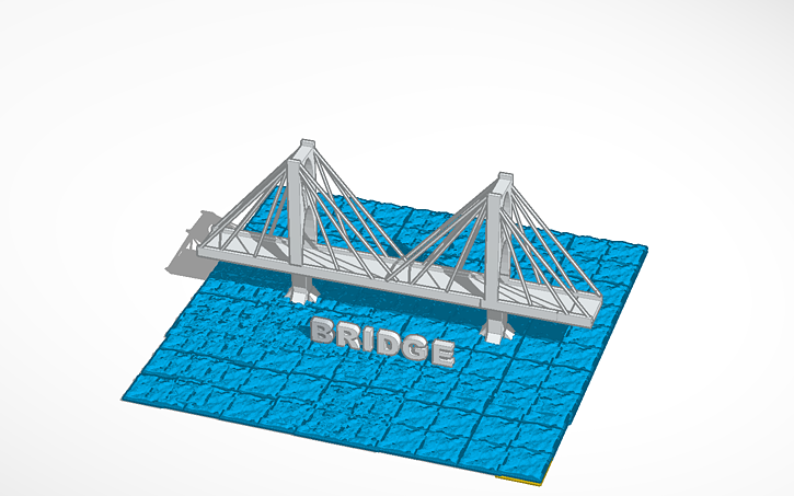 3D design Bridge - Tinkercad