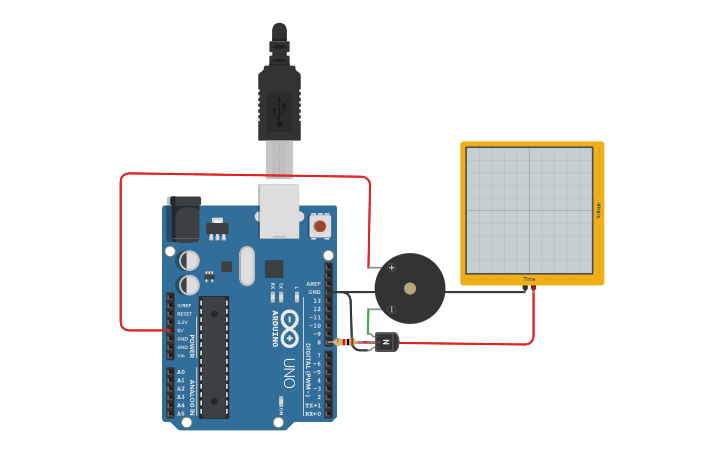 Circuit design ARDUINO MUSICAL - Tinkercad