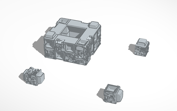 3d Design Cpu Blocks Floor Tinkercad 6737