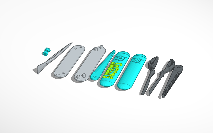 3D design Swissors - Tinkercad