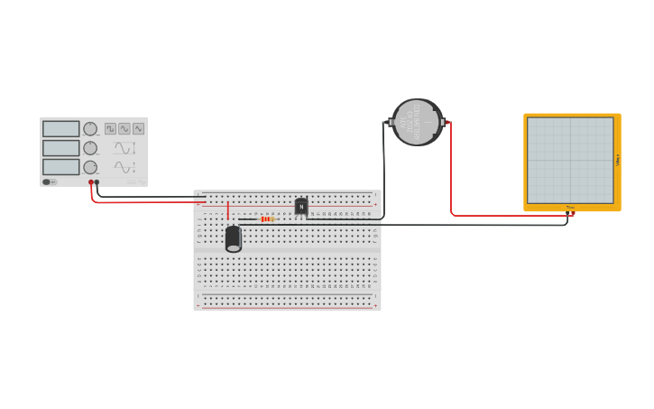 Circuit design Sound Amplifier - Tinkercad
