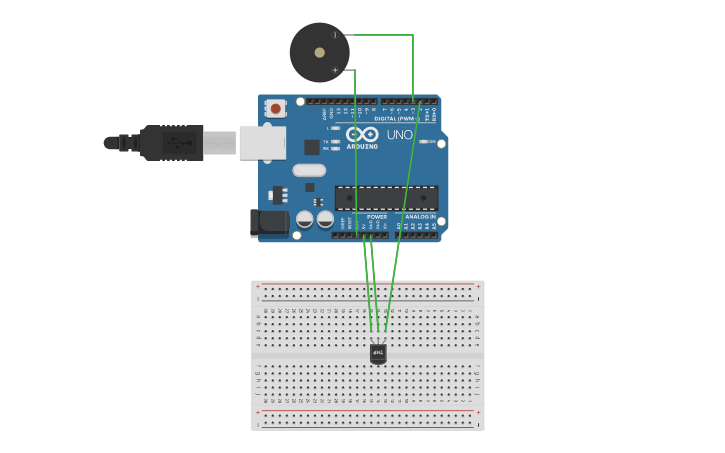 Circuit design Sensor Getar - Tinkercad Circuit design Sensor Getar - Tinkercad