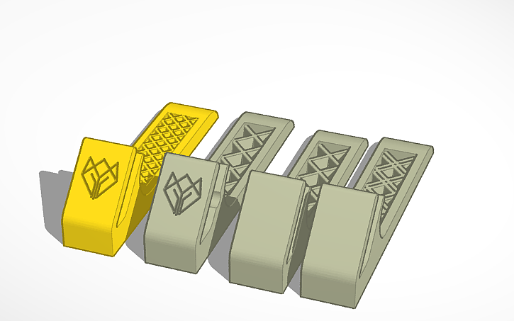 3D design Laptop Riser / Ultrabook Stand - Tinkercad