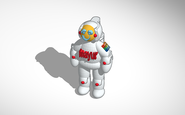 3D design astronaut | Tinkercad