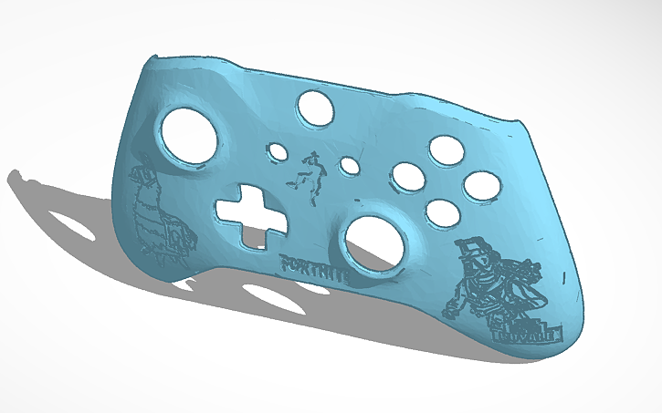 3D design Fortnite Xbox Controller Shell - Tinkercad
