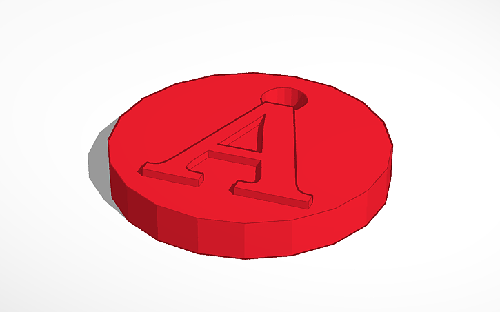 3D design Key chane - Tinkercad