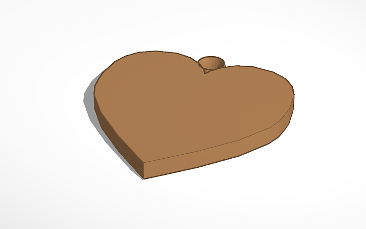 3D design Brian heart - Tinkercad