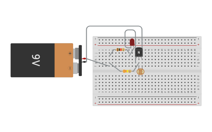 Circuit Design Automatic Smart Street Light System Tinkercad