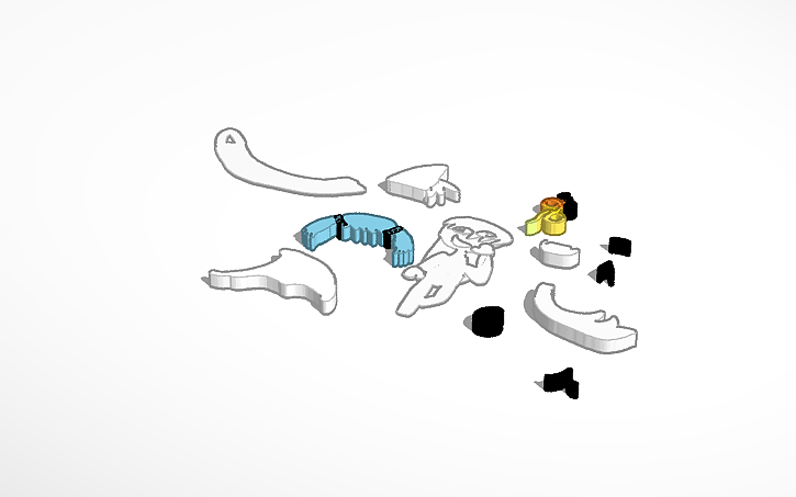 3D design gacha life template - Tinkercad