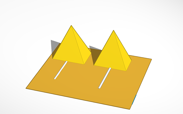 3D design Pyramids from egypt | Tinkercad