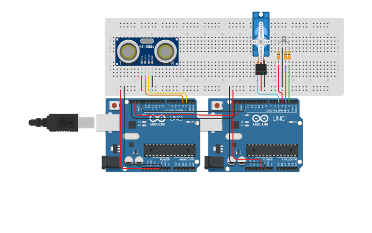 Circuit Design 2x I2c Arduino Tinkercad 7357